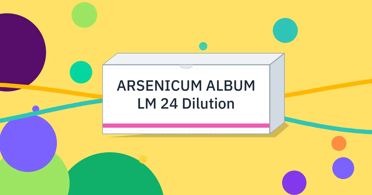 Symbolbild: Packung mit der Aufschrift ARSENICUM ALBUM LM 24 Dilution (PZN 07539328) – Verfügbarkeit und Bezug in Apotheken in Frankfurt am Main