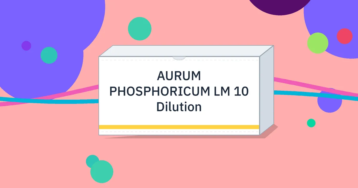 Symbolbild: Packung mit der Aufschrift AURUM PHOSPHORICUM LM 10 Dilution (PZN 13754901) – Verfügbarkeit und Bezug in Apotheken in Frankfurt am Main
