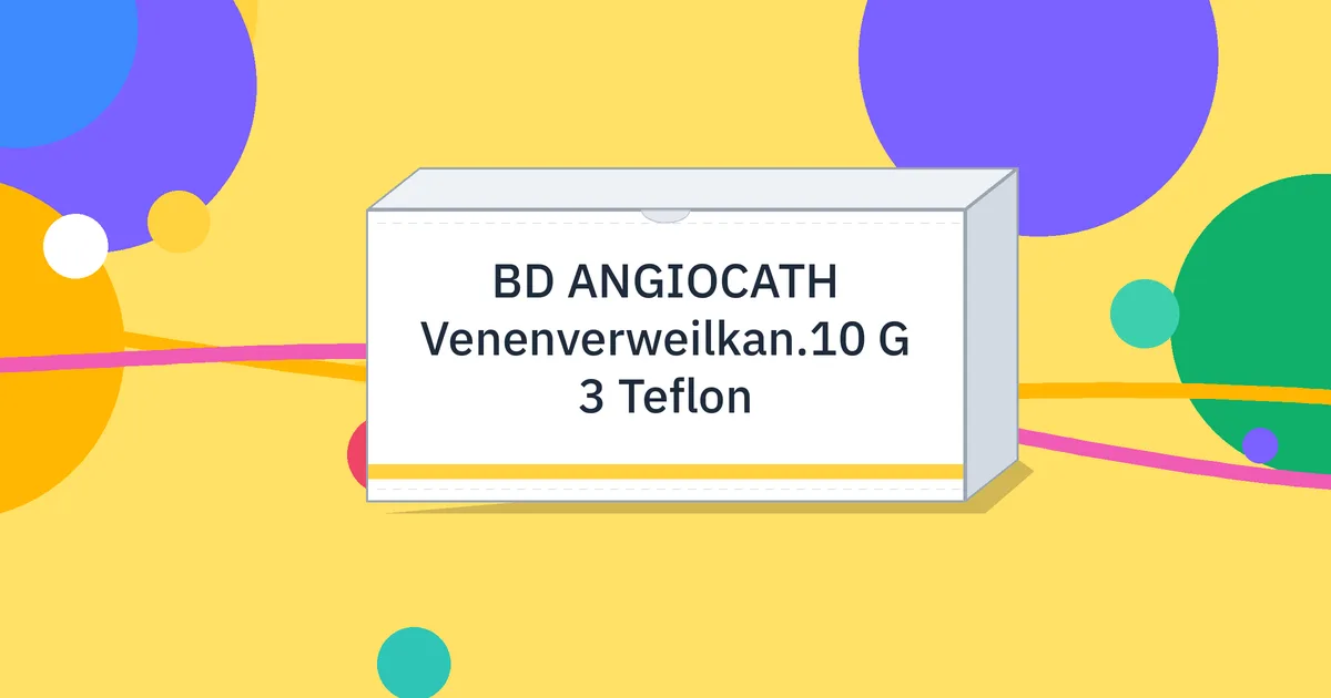 Symbolbild: Packung mit der Aufschrift BD ANGIOCATH Venenverweilkan.10 G 3 Teflon (PZN 07664878) – Verfügbarkeit und Bezug in Apotheken in Frankfurt am Main