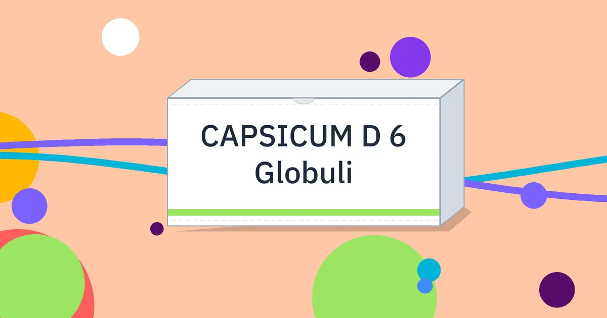 Symbolbild: Packung mit der Aufschrift CAPSICUM D 6 Globuli (PZN 02890558) – Verfügbarkeit und Bezug in Apotheken in Frankfurt am Main