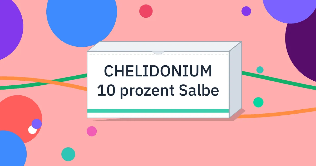 Symbolbild: Packung mit der Aufschrift CHELIDONIUM 10 prozent Salbe (PZN 07025084) – Verfügbarkeit und Bezug in Apotheken in Frankfurt am Main