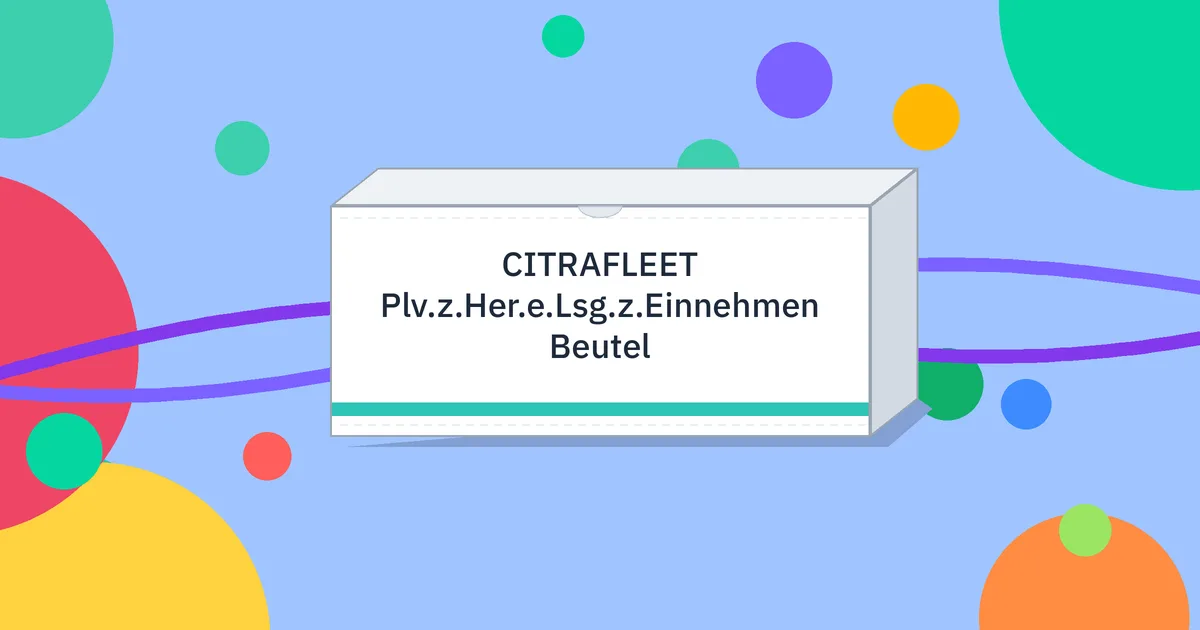 Symbolbild: Packung mit der Aufschrift CITRAFLEET Plv.z.Her.e.Lsg.z.Einnehmen Beutel (PZN 04970221) – Verfügbarkeit und Bezug in Apotheken in Frankfurt am Main