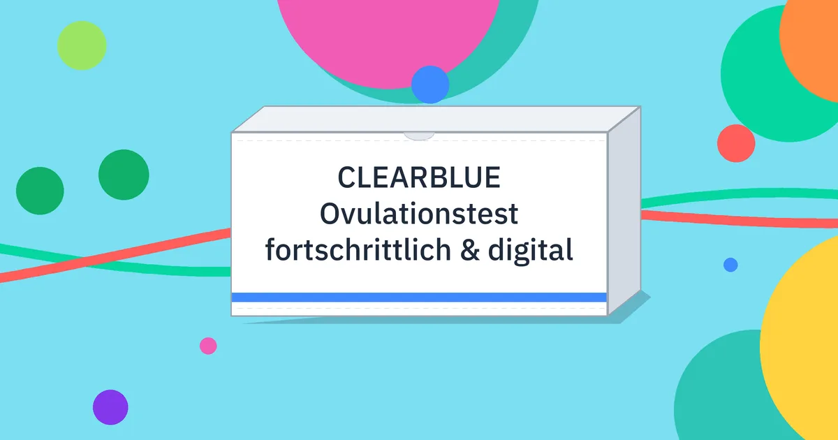 Symbolbild: Packung mit der Aufschrift CLEARBLUE Ovulationstest fortschrittlich & digital (PZN 19902828) – Verfügbarkeit und Bezug in Apotheken in Frankfurt am Main