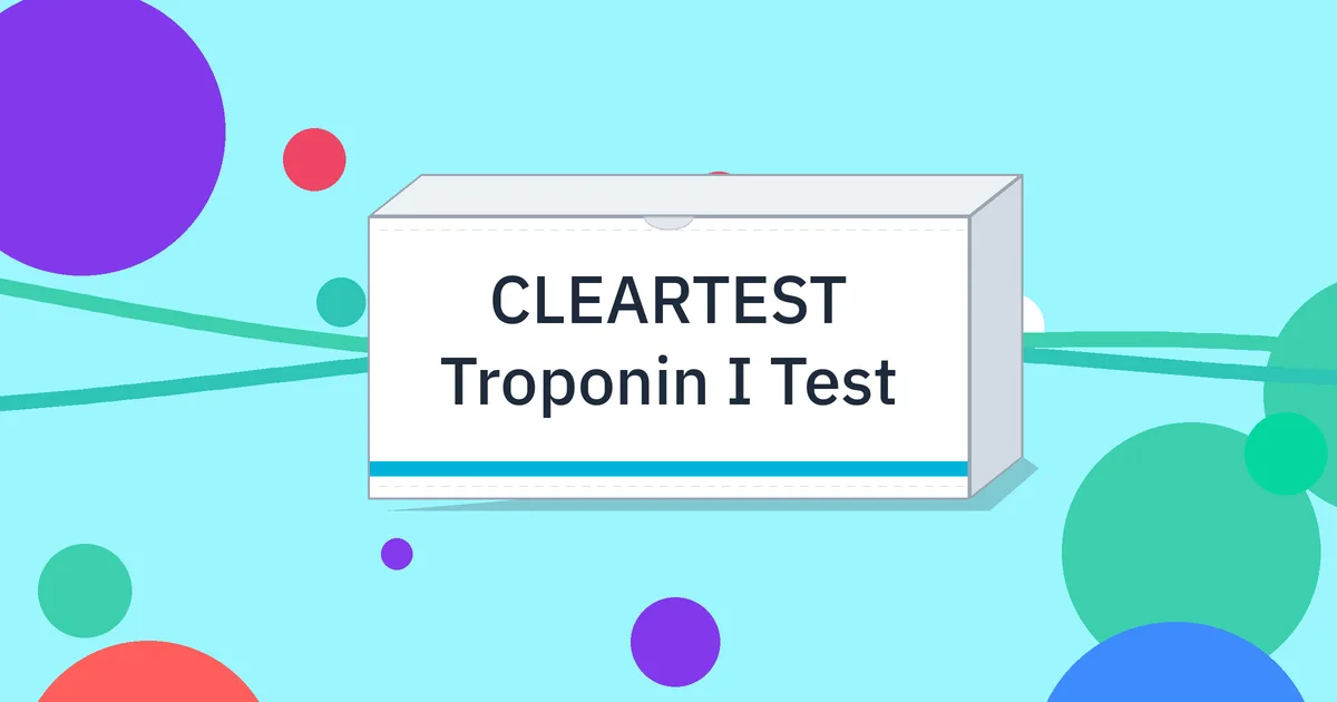 Symbolbild: Packung mit der Aufschrift CLEARTEST Troponin I Test (PZN 09631989) – Verfügbarkeit und Bezug in Apotheken in Frankfurt am Main