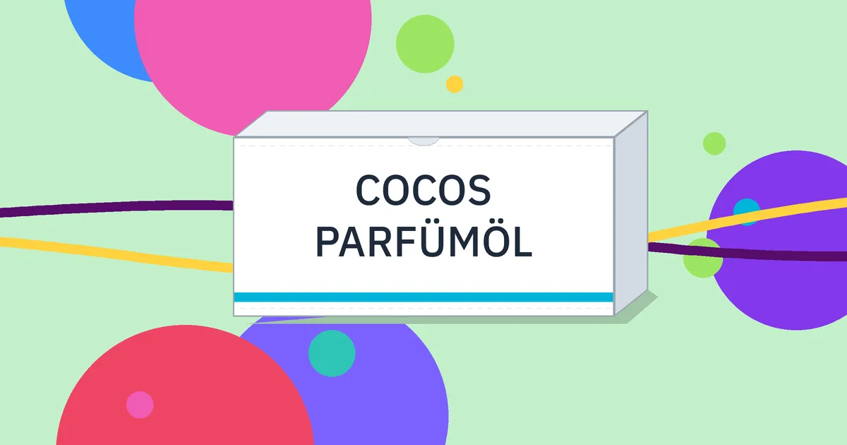 Symbolbild: Packung mit der Aufschrift COCOS PARFÜMÖL (PZN 07617117) – Verfügbarkeit und Bezug in Apotheken in Frankfurt am Main