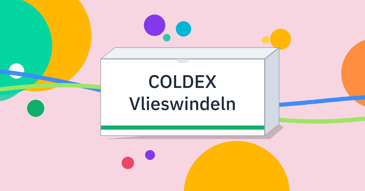 Symbolbild: Packung mit der Aufschrift COLDEX Vlieswindeln (PZN 00913953) – Verfügbarkeit und Bezug in Apotheken in Frankfurt am Main