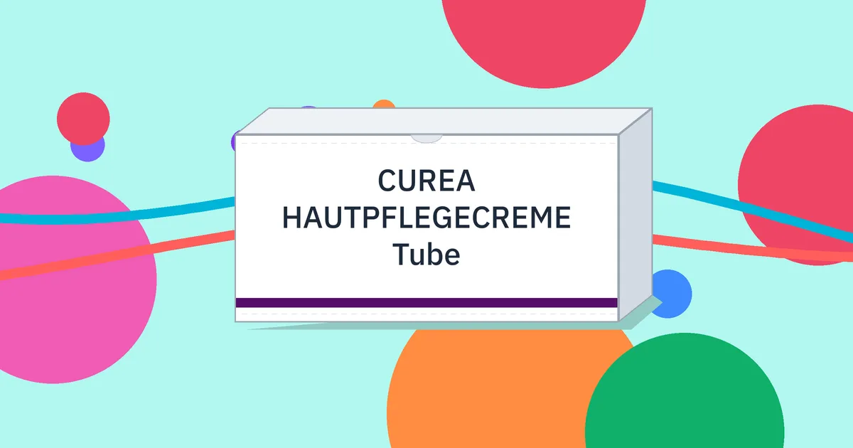 Symbolbild: Packung mit der Aufschrift CUREA HAUTPFLEGECREME Tube (PZN 18789962) – Verfügbarkeit und Bezug in Apotheken in Frankfurt am Main