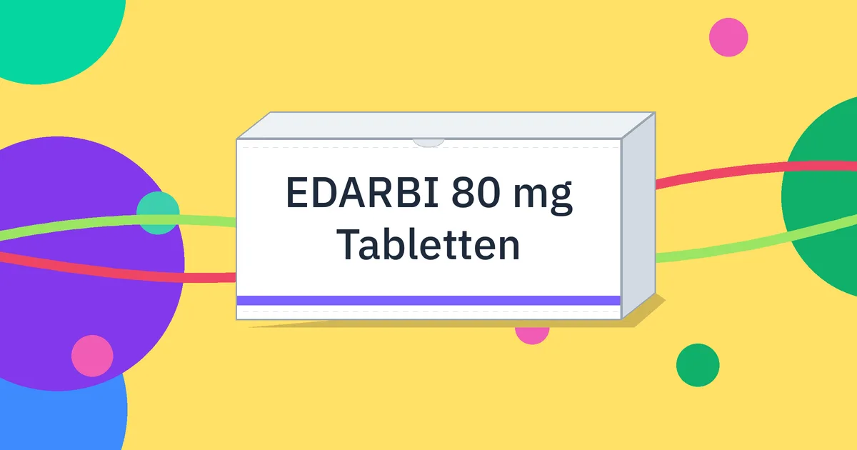 Symbolbild: Packung mit der Aufschrift EDARBI 80 mg Tabletten (PZN 09253079) – Verfügbarkeit und Bezug in Apotheken in Frankfurt am Main