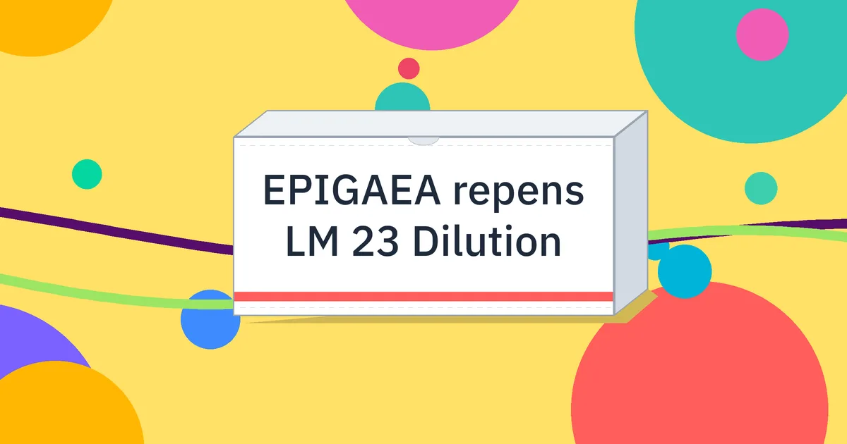 Symbolbild: Packung mit der Aufschrift EPIGAEA repens LM 23 Dilution (PZN 13471770) – Verfügbarkeit und Bezug in Apotheken in Frankfurt am Main