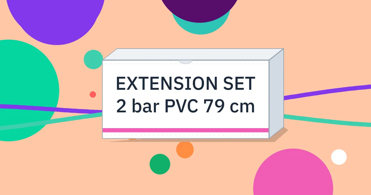Symbolbild: Packung mit der Aufschrift EXTENSION SET 2 bar PVC 79 cm (PZN 12354453) – Verfügbarkeit und Bezug in Apotheken in Frankfurt am Main