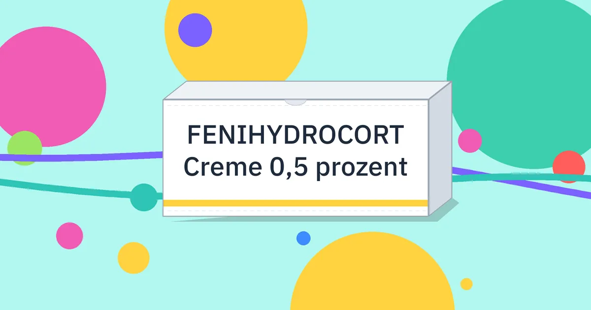 Symbolbild: Packung mit der Aufschrift FENIHYDROCORT Creme 0,5 prozent (PZN 10796968) – Verfügbarkeit und Bezug in Apotheken in Frankfurt am Main