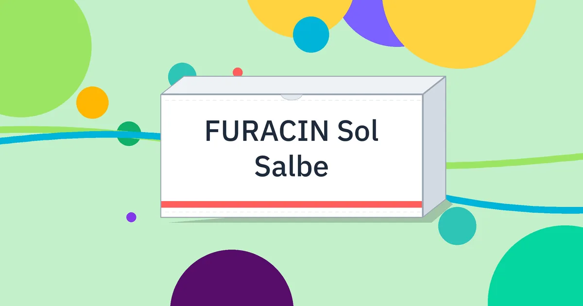 Symbolbild: Packung mit der Aufschrift FURACIN Sol Salbe (PZN 04653578) – Verfügbarkeit und Bezug in Apotheken in Frankfurt am Main