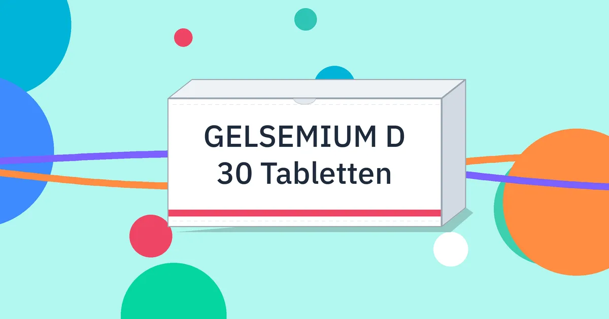 Symbolbild: Packung mit der Aufschrift GELSEMIUM D 30 Tabletten (PZN 02630768) – Verfügbarkeit und Bezug in Apotheken in Frankfurt am Main