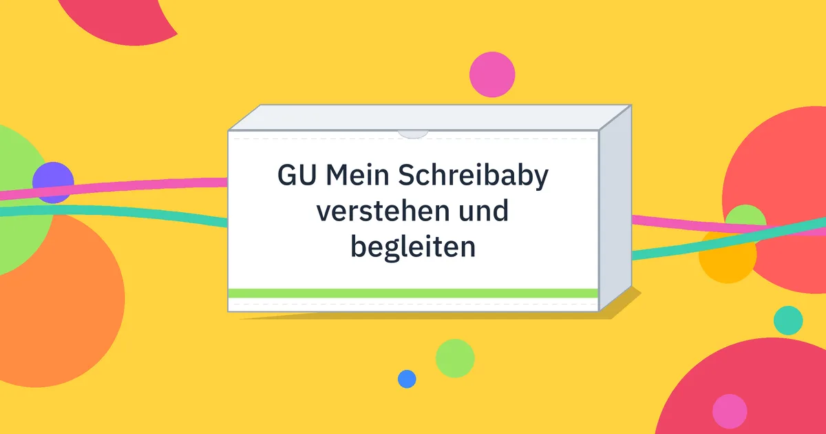 Symbolbild: Packung mit der Aufschrift GU Mein Schreibaby verstehen und begleiten (PZN 13928494) – Verfügbarkeit und Bezug in Apotheken in Frankfurt am Main