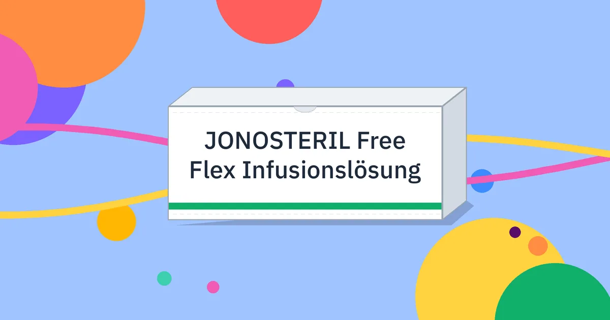 Symbolbild: Packung mit der Aufschrift JONOSTERIL Free Flex Infusionslösung (PZN 00731488) – Verfügbarkeit und Bezug in Apotheken in Frankfurt am Main