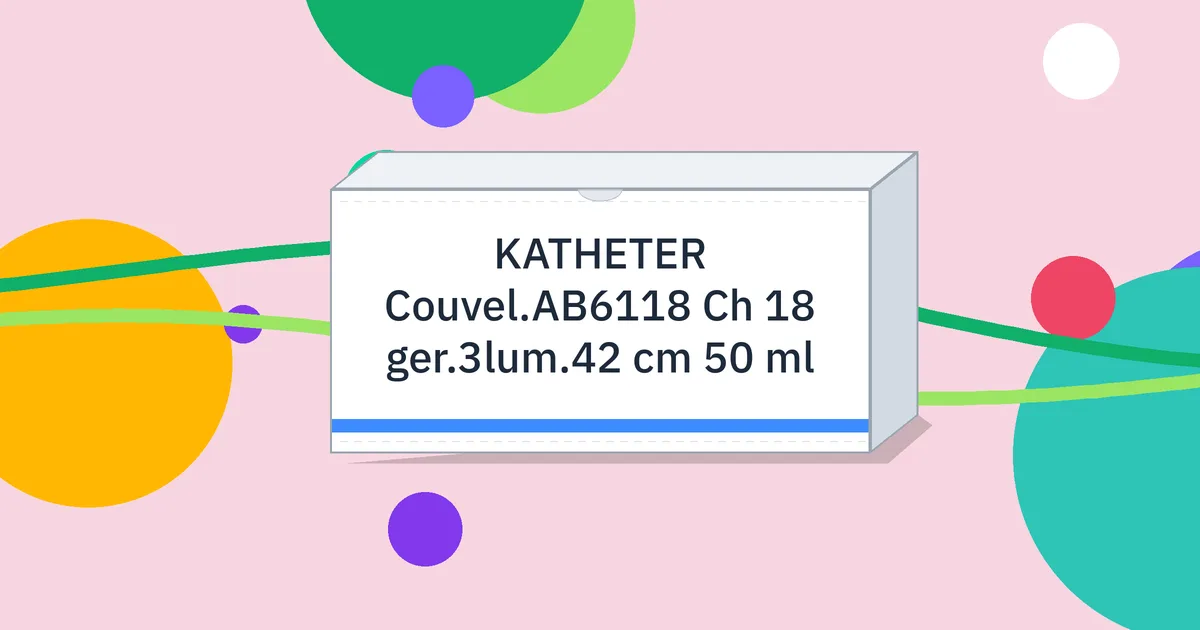 Symbolbild: Packung mit der Aufschrift KATHETER Couvel.AB6118 Ch 18 ger.3lum.42 cm 50 ml (PZN 00152804) – Verfügbarkeit und Bezug in Apotheken in Frankfurt am Main