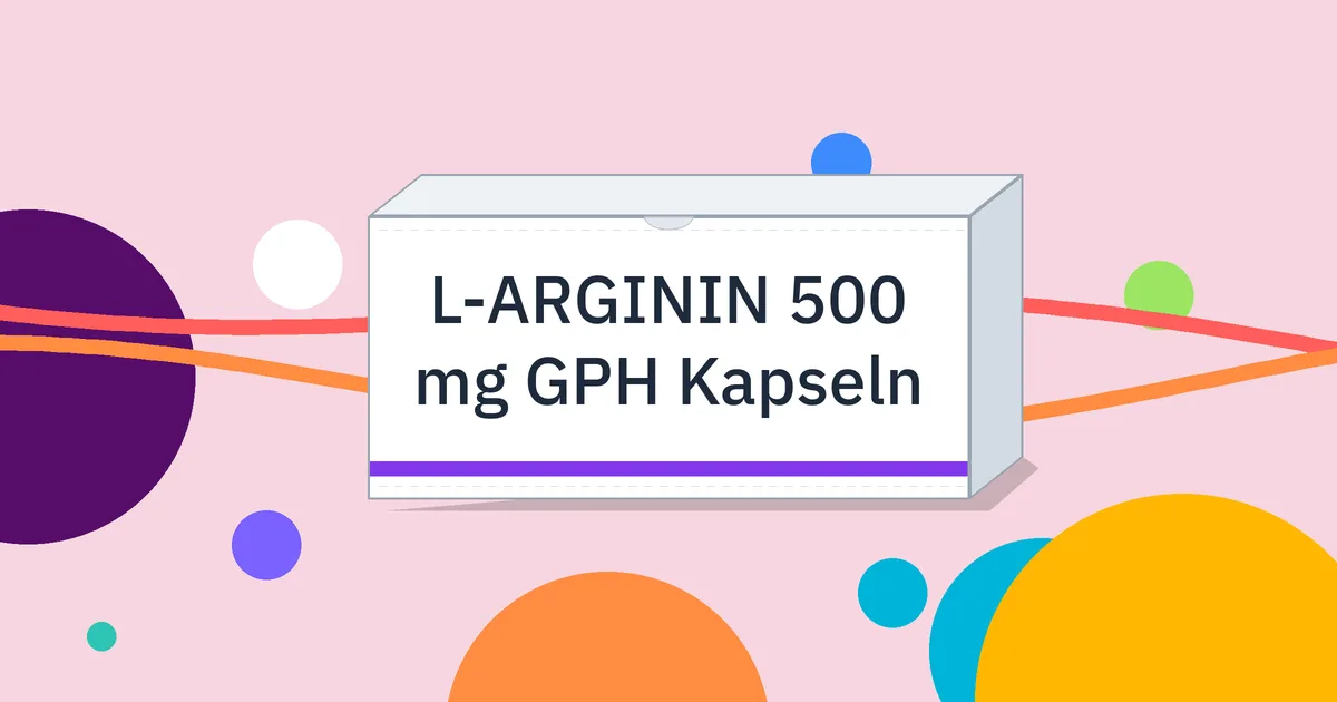 Symbolbild: Packung mit der Aufschrift L-ARGININ 500 mg GPH Kapseln (PZN 01398074) – Verfügbarkeit und Bezug in Apotheken in Frankfurt am Main