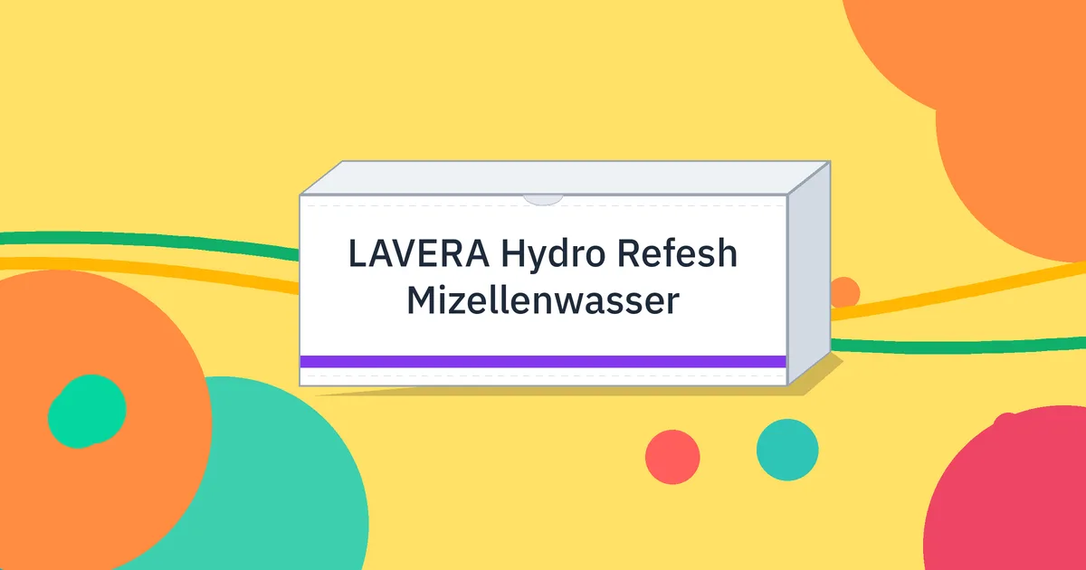 Symbolbild: Packung mit der Aufschrift LAVERA Hydro Refesh Mizellenwasser (PZN 18075949) – Verfügbarkeit und Bezug in Apotheken in Frankfurt am Main