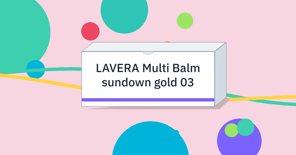 Symbolbild: Packung mit der Aufschrift LAVERA Multi Balm sundown gold 03 (PZN 18722521) – Verfügbarkeit und Bezug in Apotheken in Frankfurt am Main