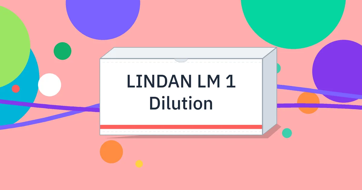 Symbolbild: Packung mit der Aufschrift LINDAN LM 1 Dilution (PZN 13529498) – Verfügbarkeit und Bezug in Apotheken in Frankfurt am Main