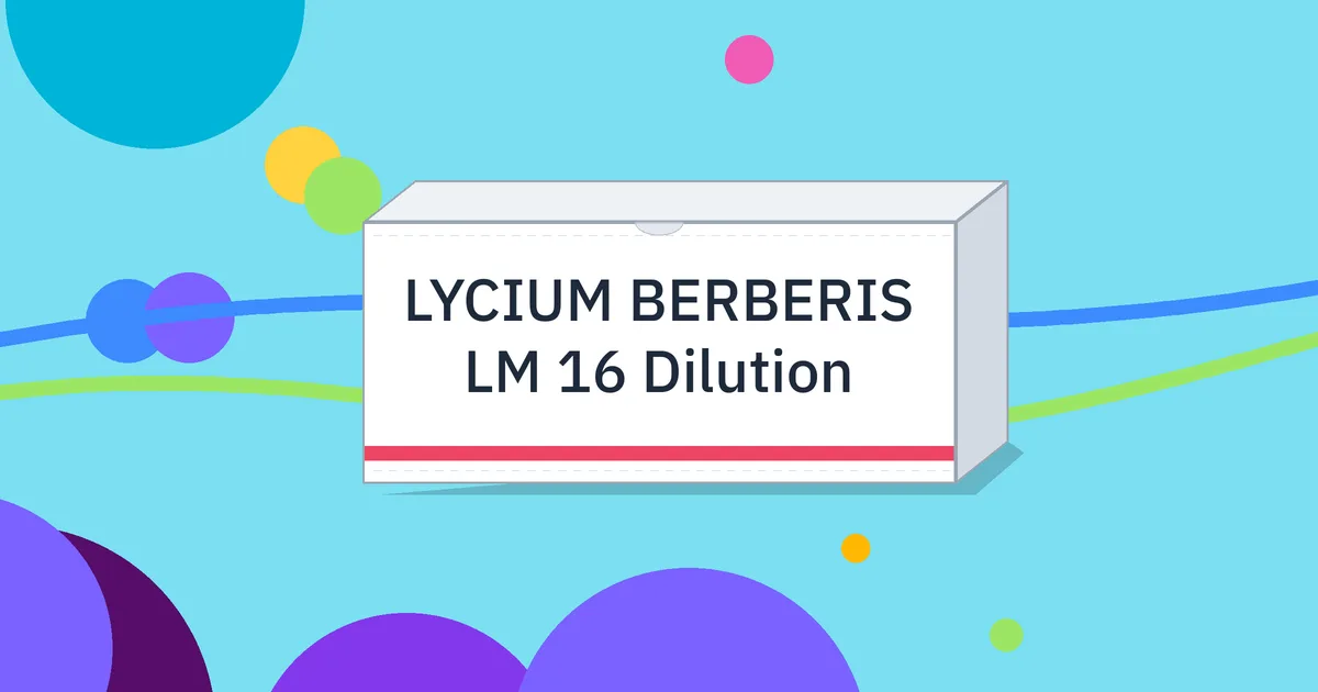 Symbolbild: Packung mit der Aufschrift LYCIUM BERBERIS LM 16 Dilution (PZN 13537138) – Verfügbarkeit und Bezug in Apotheken in Frankfurt am Main
