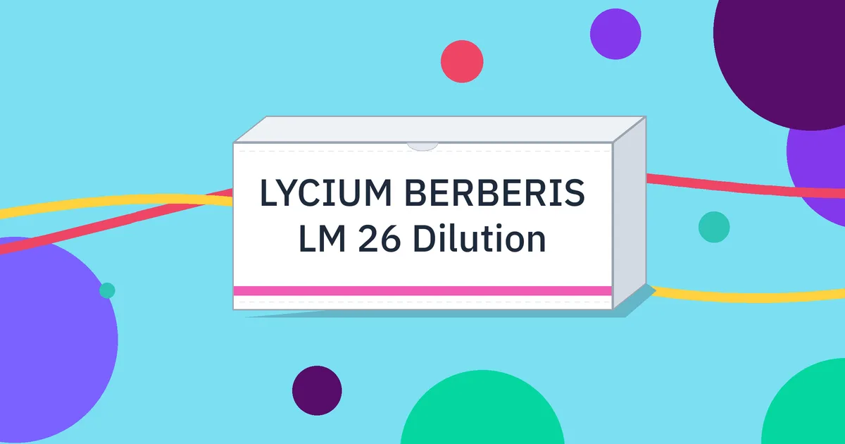 Symbolbild: Packung mit der Aufschrift LYCIUM BERBERIS LM 26 Dilution (PZN 13537285) – Verfügbarkeit und Bezug in Apotheken in Frankfurt am Main