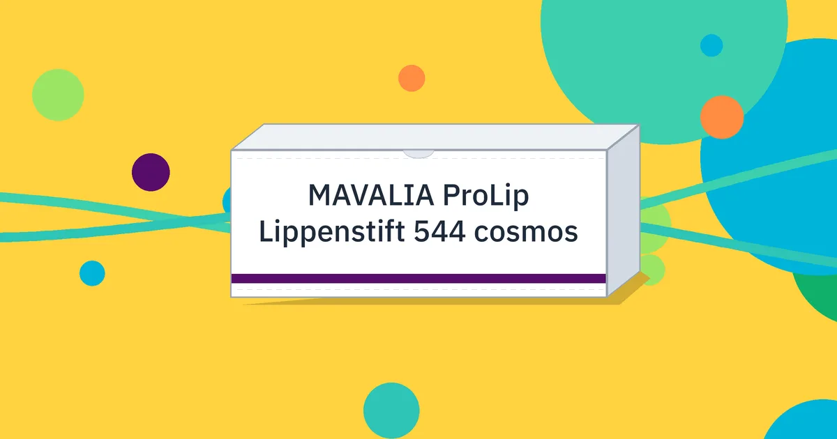 Symbolbild: Packung mit der Aufschrift MAVALIA ProLip Lippenstift 544 cosmos (PZN 11649672) – Verfügbarkeit und Bezug in Apotheken in Frankfurt am Main