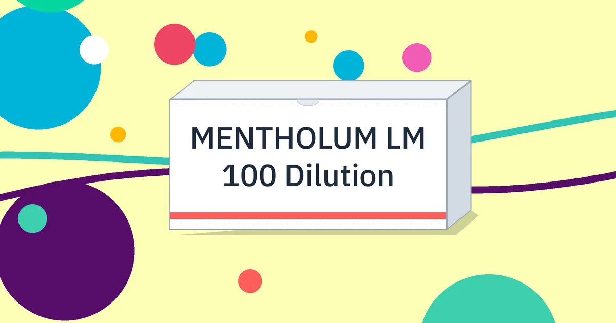 Symbolbild: Packung mit der Aufschrift MENTHOLUM LM 100 Dilution (PZN 13604952) – Verfügbarkeit und Bezug in Apotheken in Frankfurt am Main