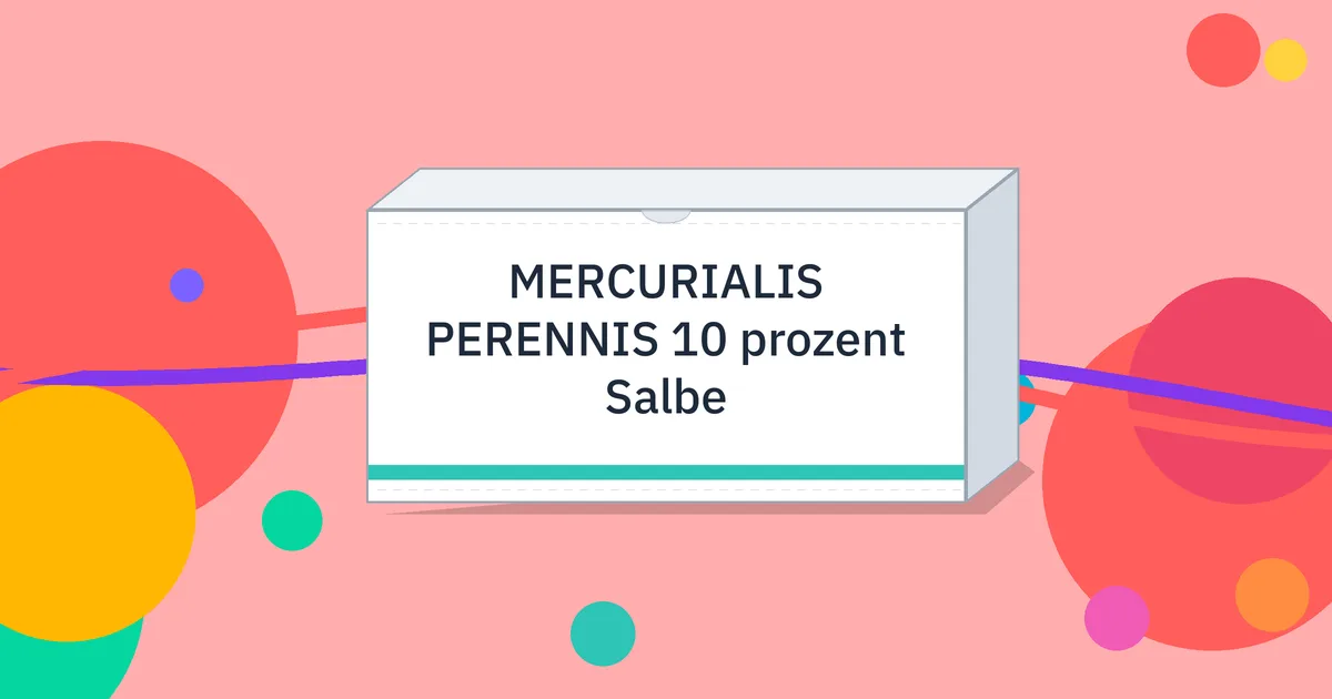Symbolbild: Packung mit der Aufschrift MERCURIALIS PERENNIS 10 prozent Salbe (PZN 01572997) – Verfügbarkeit und Bezug in Apotheken in Frankfurt am Main