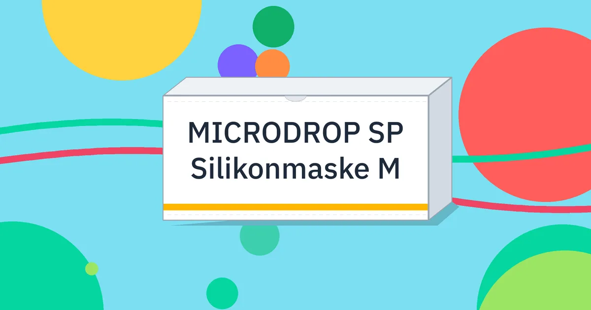 Symbolbild: Packung mit der Aufschrift MICRODROP SP Silikonmaske M (PZN 16388213) – Verfügbarkeit und Bezug in Apotheken in Frankfurt am Main