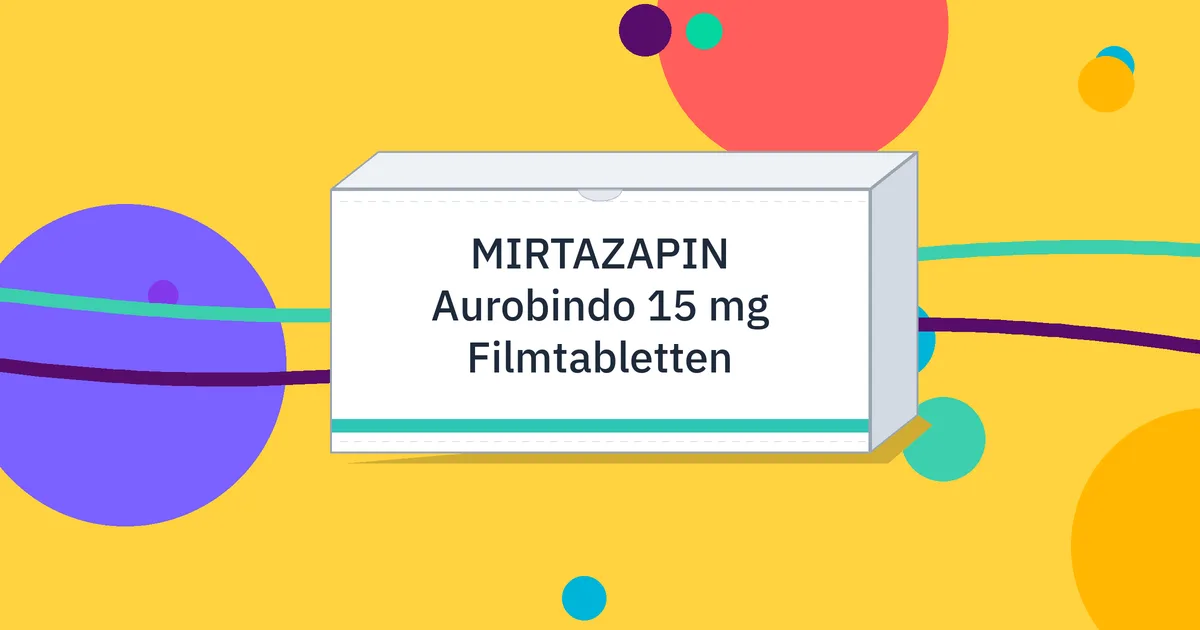 Symbolbild: Packung mit der Aufschrift MIRTAZAPIN Aurobindo 15 mg Filmtabletten (PZN 03673159) – Verfügbarkeit und Bezug in Apotheken in Frankfurt am Main