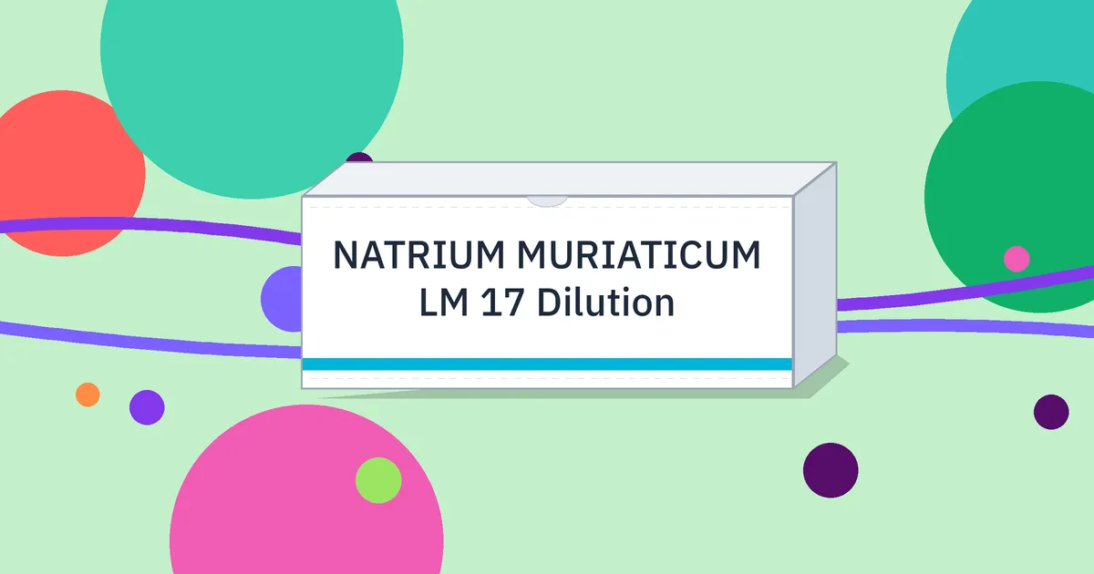 Symbolbild: Packung mit der Aufschrift NATRIUM MURIATICUM LM 17 Dilution (PZN 12965317) – Verfügbarkeit und Bezug in Apotheken in Frankfurt am Main