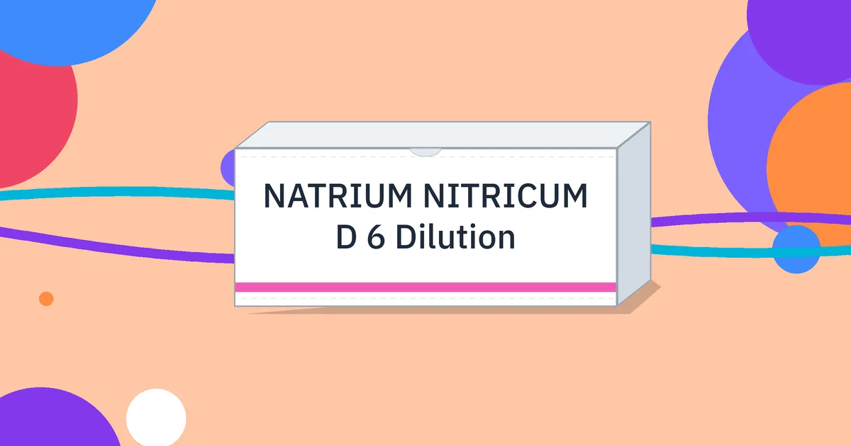 Symbolbild: Packung mit der Aufschrift NATRIUM NITRICUM D 6 Dilution (PZN 02122658) – Verfügbarkeit und Bezug in Apotheken in Frankfurt am Main