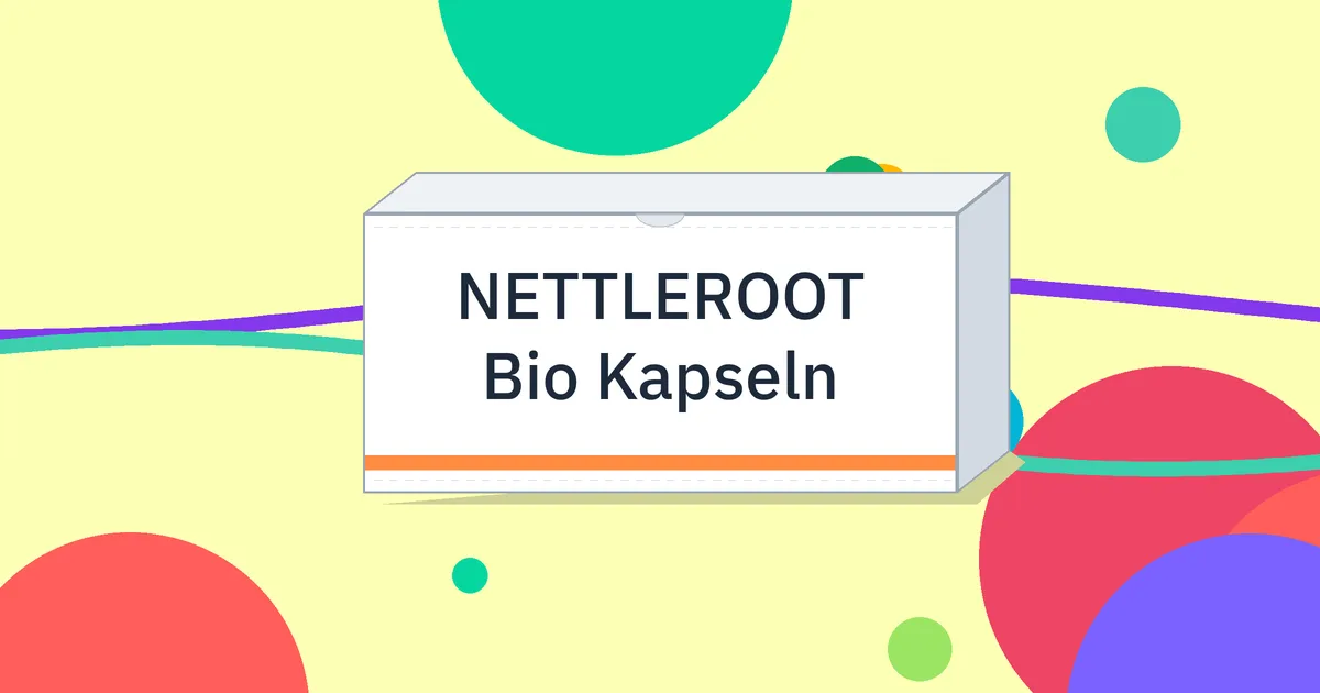Symbolbild: Packung mit der Aufschrift NETTLEROOT Bio Kapseln (PZN 18412223) – Verfügbarkeit und Bezug in Apotheken in Frankfurt am Main