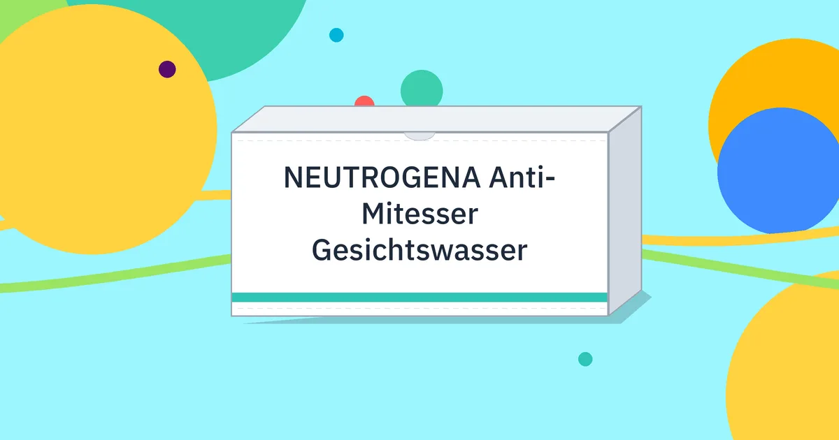 Symbolbild: Packung mit der Aufschrift NEUTROGENA Anti-Mitesser Gesichtswasser (PZN 17256212) – Verfügbarkeit und Bezug in Apotheken in Frankfurt am Main