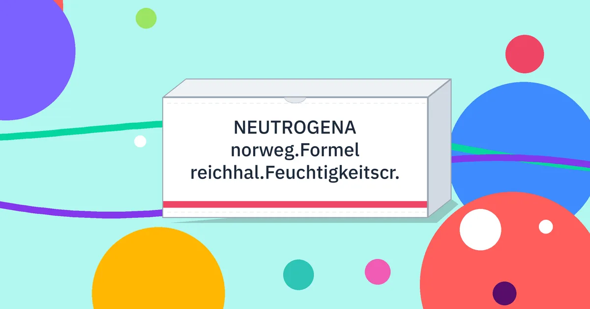 Symbolbild: Packung mit der Aufschrift NEUTROGENA norweg.Formel reichhal.Feuchtigkeitscr. (PZN 16586433) – Verfügbarkeit und Bezug in Apotheken in Frankfurt am Main