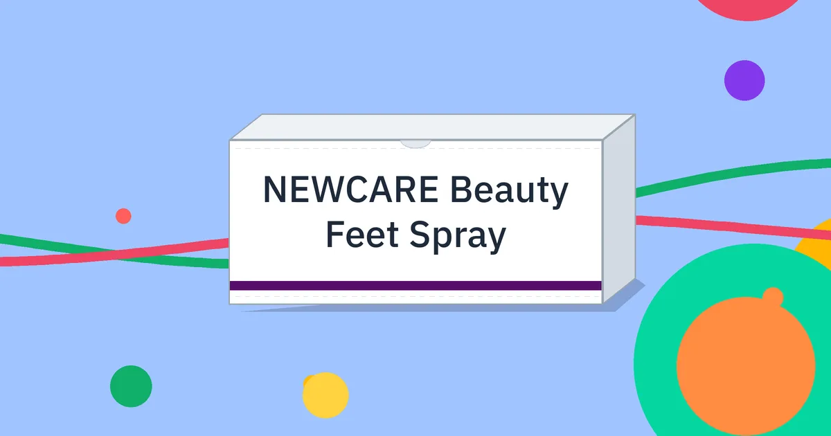 Symbolbild: Packung mit der Aufschrift NEWCARE Beauty Feet Spray (PZN 14332817) – Verfügbarkeit und Bezug in Apotheken in Frankfurt am Main