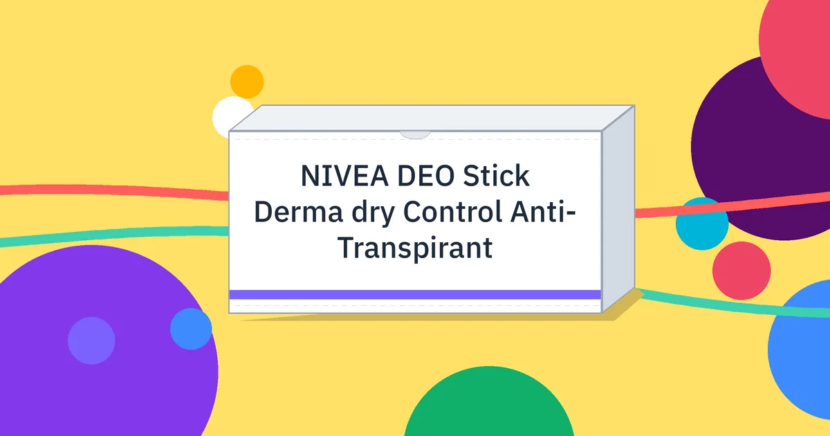 Symbolbild: Packung mit der Aufschrift NIVEA DEO Stick Derma dry Control Anti-Transpirant (PZN 19125193) – Verfügbarkeit und Bezug in Apotheken in Frankfurt am Main