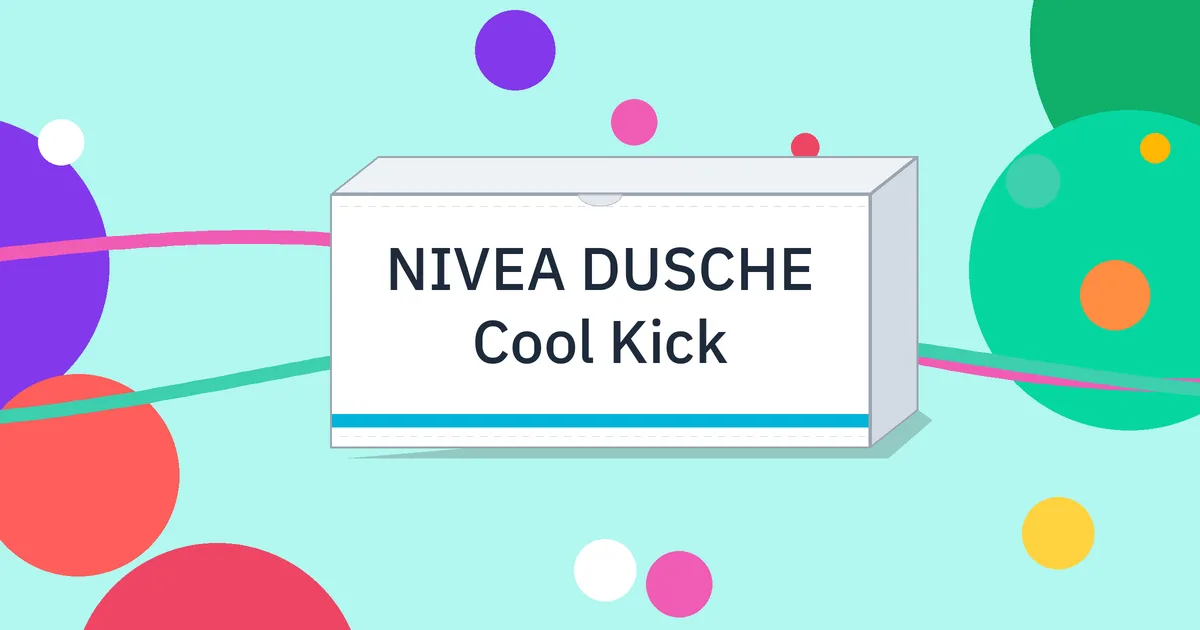 Symbolbild: Packung mit der Aufschrift NIVEA DUSCHE Cool Kick (PZN 20700426) – Verfügbarkeit und Bezug in Apotheken in Frankfurt am Main