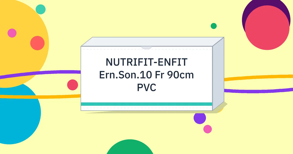 Symbolbild: Packung mit der Aufschrift NUTRIFIT-ENFIT Ern.Son.10 Fr 90cm PVC (PZN 14173425) – Verfügbarkeit und Bezug in Apotheken in Frankfurt am Main