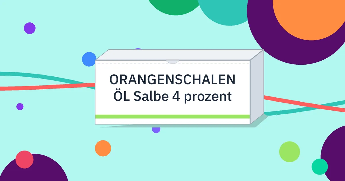 Symbolbild: Packung mit der Aufschrift ORANGENSCHALEN ÖL Salbe 4 prozent (PZN 18901123) – Verfügbarkeit und Bezug in Apotheken in Frankfurt am Main