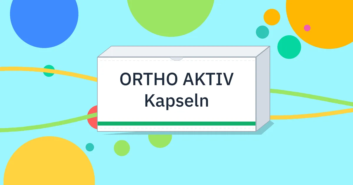 Symbolbild: Packung mit der Aufschrift ORTHO AKTIV Kapseln (PZN 18666633) – Verfügbarkeit und Bezug in Apotheken in Frankfurt am Main