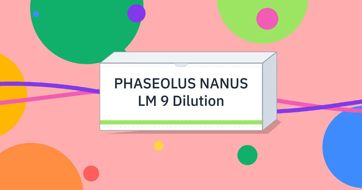 Symbolbild: Packung mit der Aufschrift PHASEOLUS NANUS LM 9 Dilution (PZN 13636917) – Verfügbarkeit und Bezug in Apotheken in Frankfurt am Main