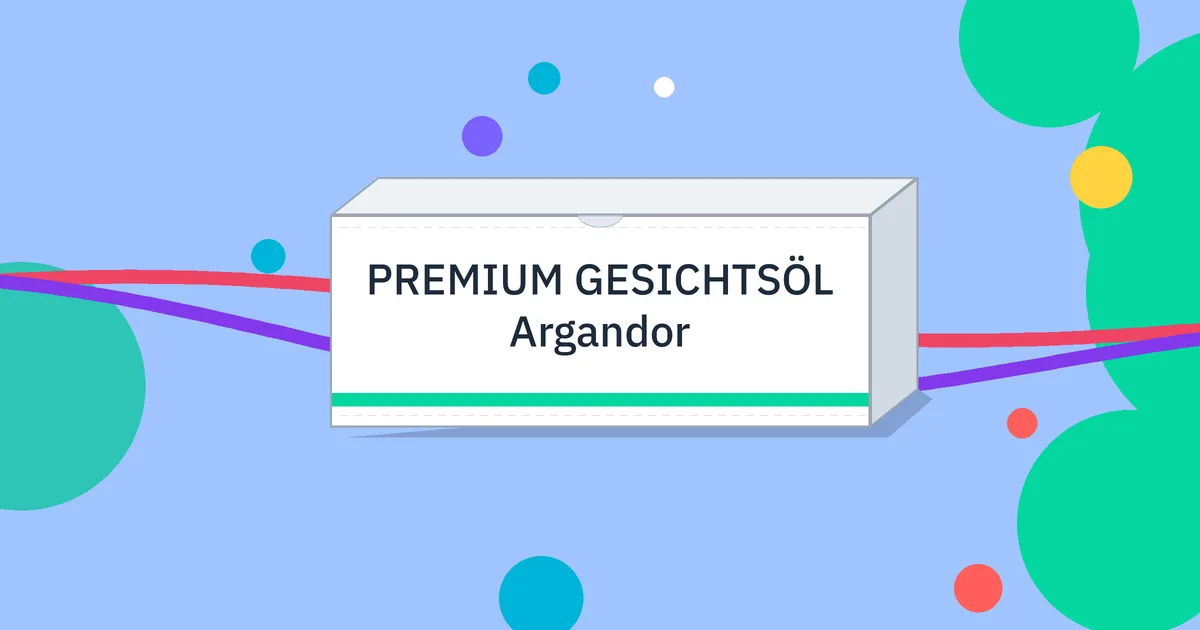 Symbolbild: Packung mit der Aufschrift PREMIUM GESICHTSÖL Argandor (PZN 16061179) – Verfügbarkeit und Bezug in Apotheken in Frankfurt am Main