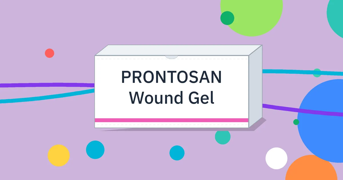 Symbolbild: Packung mit der Aufschrift PRONTOSAN Wound Gel (PZN 19824063) – Verfügbarkeit und Bezug in Apotheken in Frankfurt am Main