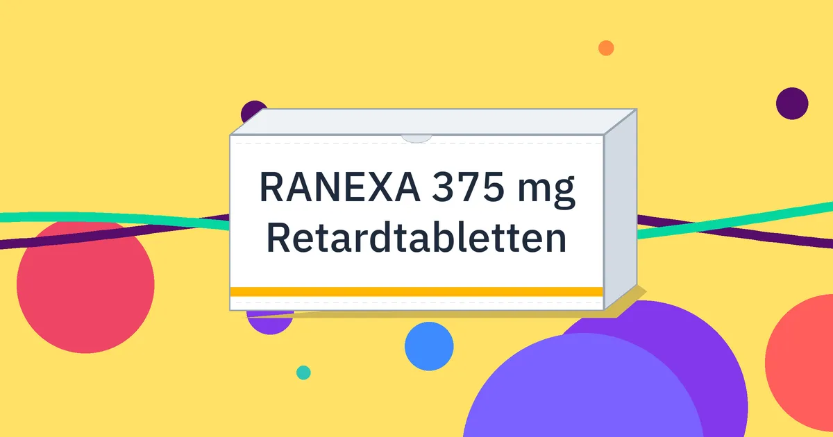 Symbolbild: Packung mit der Aufschrift RANEXA 375 mg Retardtabletten (PZN 20005778) – Verfügbarkeit und Bezug in Apotheken in Frankfurt am Main