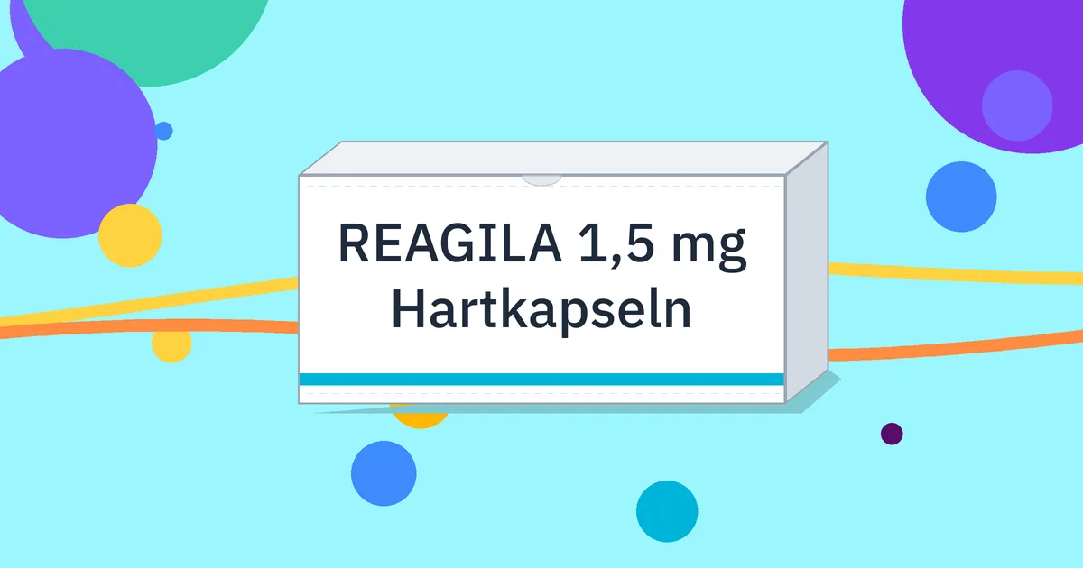 Symbolbild: Packung mit der Aufschrift REAGILA 1,5 mg Hartkapseln (PZN 19551671) – Verfügbarkeit und Bezug in Apotheken in Frankfurt am Main