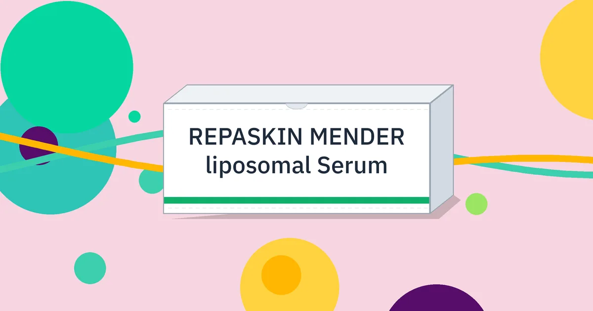 Symbolbild: Packung mit der Aufschrift REPASKIN MENDER liposomal Serum (PZN 18062958) – Verfügbarkeit und Bezug in Apotheken in Frankfurt am Main