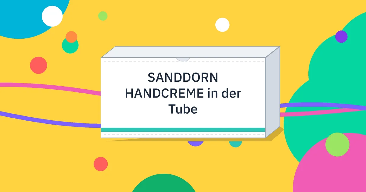 Symbolbild: Packung mit der Aufschrift SANDDORN HANDCREME in der Tube (PZN 16335286) – Verfügbarkeit und Bezug in Apotheken in Frankfurt am Main