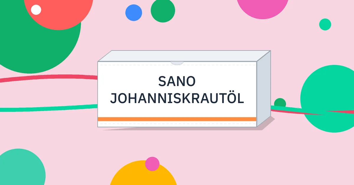 Symbolbild: Packung mit der Aufschrift SANO JOHANNISKRAUTÖL (PZN 02186204) – Verfügbarkeit und Bezug in Apotheken in Frankfurt am Main